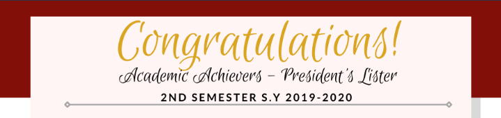 PRESIDENT’S LISTER – PUPsrc